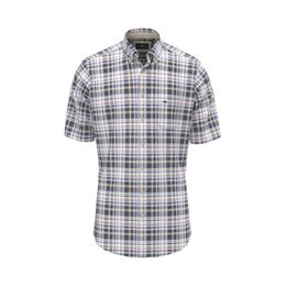 Karohemd Fynch-Hatton, Herren, Gr. 4XL, N-Gr, horizon, Web, Obermaterial: 100% Baumwolle, kariert, regular fit normal, gerader Abschluss, Hemden Karohemd, mit Logo Stickerei