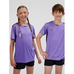 Hummel T-Shirt Hmlauthentic Kinder in DAHLIA PURPLE/ASPHALT | Gr.: 164