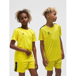 Hummel T-Shirt Hmlauthentic Kinder in BLAZING YELLOW | Gr.: 140