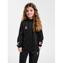 Hummel Halbrei&szlig;verschluss Jacke Hmlshimmer Multisport Kinder in BLACK/BRIDAL ROSE | Gr.: 164