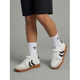 Hummel Klettverschluss Sneaker Handball Perfekt Lebensstil Kinder in WHITE | Gr.: 28