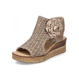 Rieker Keilsandalette in Beige | Gr.: 41