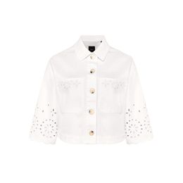 Zero Blazer-Jacke mit Lochmuster in Patch Cream/Cream | Gr.: 40
