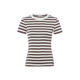 Marie Lund T-Shirt in ecru schoko - 0001 | Gr.: XXL