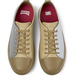 Camper Sneaker low ' Chasis Twins ' Herren Gr&ouml;&szlig;e 43 beige / blau / wei&szlig;