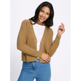 Sieh an! Strickjacke in camel | Gr.: 42