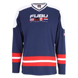 Fubu Long Sleef in navy/white | Gr.: S
