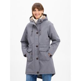 Derbe Mantel Festholm in grau blau - 0002 | Gr.: 36