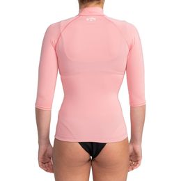 Billabong Funktionsshirt 'Tropic' Damen Gr&ouml;&szlig;e XL altrosa / wei&szlig;