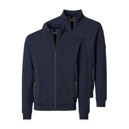 Redmond Sweatjacke Basic in Blau | Gr.: XXL