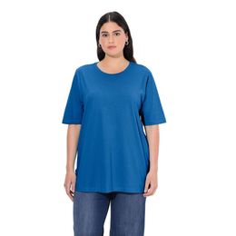 Ulla Popken Shirt in kobaltblau | Gr.: 46-48