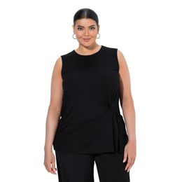 Ulla Popken Shirt in schwarz | Gr.: 54-56