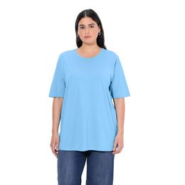 Ulla Popken Shirt in wolkenblau | Gr.: 42-44