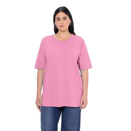 Ulla Popken Shirt in hell pink | Gr.: 62/64