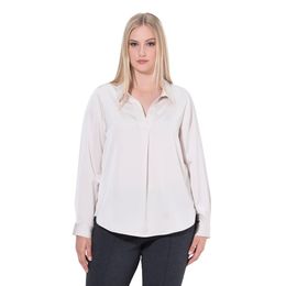 Ulla Popken Bluse in graubeige | Gr.: 58-60