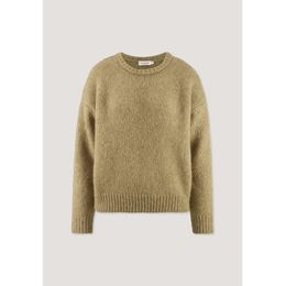hessnatur Strick Pullover in messing | Gr.: L
