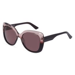 Mexx Eyes 6513 | Damen-Sonnenbrille | Fassung: Vollrand, Butterfly, Kunststoff, Braun Verlaufend | Glasfarbe: Braun