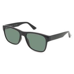 Fielmann BD 599 SUN CL TONI II | Herren-Sonnenbrille | Fassung: Vollrand, Quadratisch, Acetat Spritzguss, Schwarz Gl&auml;nzend | Glasfarbe: G15
