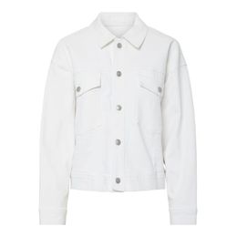 Pieces Jeansjacke in Bright White | Gr.: M