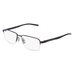 Porsche Design 8747 Brille Unisex | Fassung: Vollrand, Quadratisch, Braun Grau