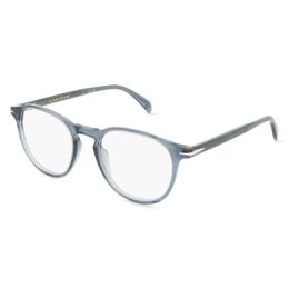 David Beckham DB1018 Brille Herren | Fassung: Vollrand, Panto, Blau