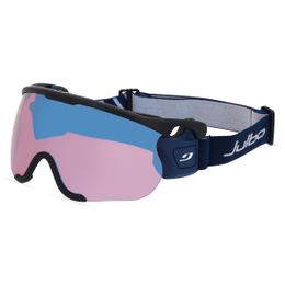 Julbo SNIPER EVO L J692 | Unisex-Sonnenbrille | Fassung: Vollrand, Monoscheibe, Kunststoff, Schwarz Matt | Glasfarbe: Orange