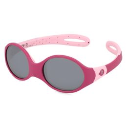 Julbo LOOP L J511 | Kinder-Sonnenbrille | Fassung: Vollrand, Rund, Kunststoff, Pink | Glasfarbe: Grau