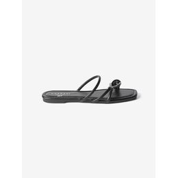 KOROSHI Einfache, schicke Low-Tech-Sandalen in Schwarz | Gr.: 41