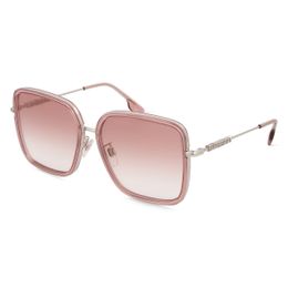 Burberry 0BE3145D | Damen-Sonnenbrille | Fassung: Vollrand, Quadratisch, Edelstahl, Rose | Glasfarbe: Rose Verlaufend