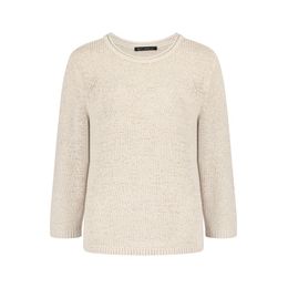 Betty Barclay Strickpullover mit 3/4 Arm in Grau Beige | Gr.: 46