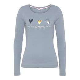 Kangaroos Longsleeve in blaugrau | Gr.: 32/34