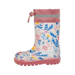 Playshoes Regenstiefel Blumen in ecru | Gr.: 24