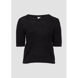 QS Strickpullover in 9999_schwarz | Gr.: 46