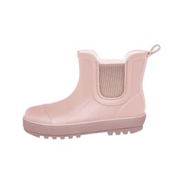 Playshoes Regenstiefel Halbschaft uni in rosa | Gr.: 26