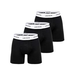 Lacoste Boxershort 3er Pack in Schwarz | Gr.: XXL