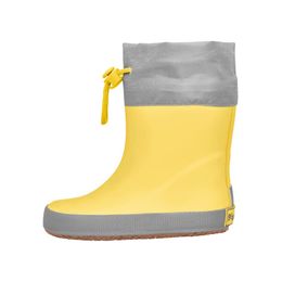Playshoes Barfu&szlig;-Gummistiefel uni in gelb | Gr.: 24