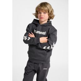 Hummel Kapuzenpullover Hmljr Logo Lebensstil Kinder in EBONY | Gr.: 110/116