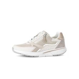 Gabor Comfort sportlicher Schn&uuml;rer in Beige | Gr.: 40