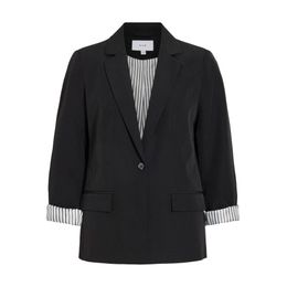 Vila Einreihiger Blazer in Black | Gr.: 36