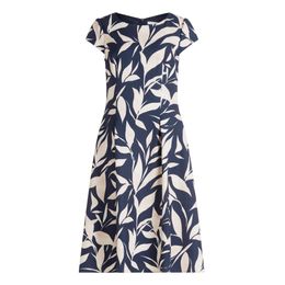 BETTY & CO BETTY & CO Cocktailkleid mit Aufdruck in Dark Blue/Nature | Gr.: 42