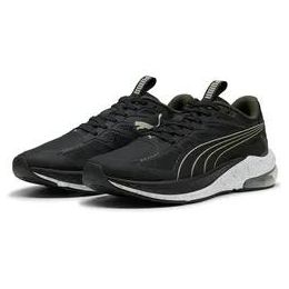 Laufschuh Puma "X-CELL LIGHTSPEED", Damen, Gr. 43, Puma schwarz, schwarz olive, lux army, Textil, Schuhe Laufschuh