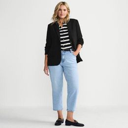 LANDS' END Relaxte Soft Denim Straight Fit 7/8-Jeans, Damen,  Blau, Elasthan/Baumwoll-Mischung, by Lands' End