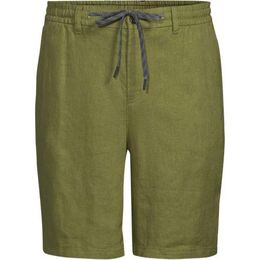 LANDS' END Leinen-Shorts, Herren,  Gr&uuml;n, by Lands' End