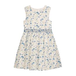 Danamade Kleid M&auml;dchen Gr&ouml;&szlig;e 122 ecru / blau / pastellblau / pastellgr&uuml;n