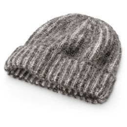Les Racines du Ciel Unisex-Rippenstrickm&uuml;tze, grau