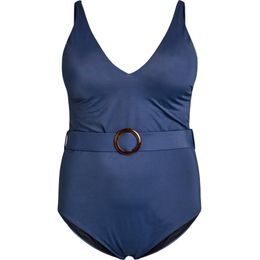 Swim By Zizzi Badeanzug 'Sviola' Damen Gr&ouml;&szlig;e 8XL marine