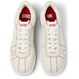 Camper Sneaker 'Runner K21' Herren Gr&ouml;&szlig;e 40 blutrot / wei&szlig;