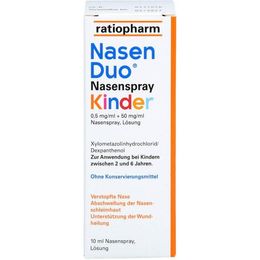 ratiopharm NasenDuo Nasenspray Kinder 10 ml