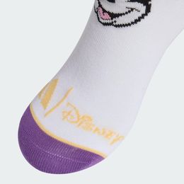 adidas Sportswear Sportsocken 'Minnie Mouse ' Jungen Gr&ouml;&szlig;e 34/36 gelb / lila / schwarz / wei&szlig;