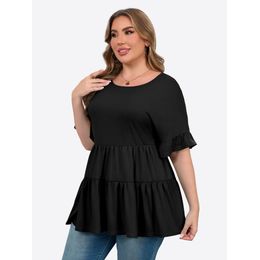 Imily Bela Bluse Damen Gr&ouml;&szlig;e XL schwarz